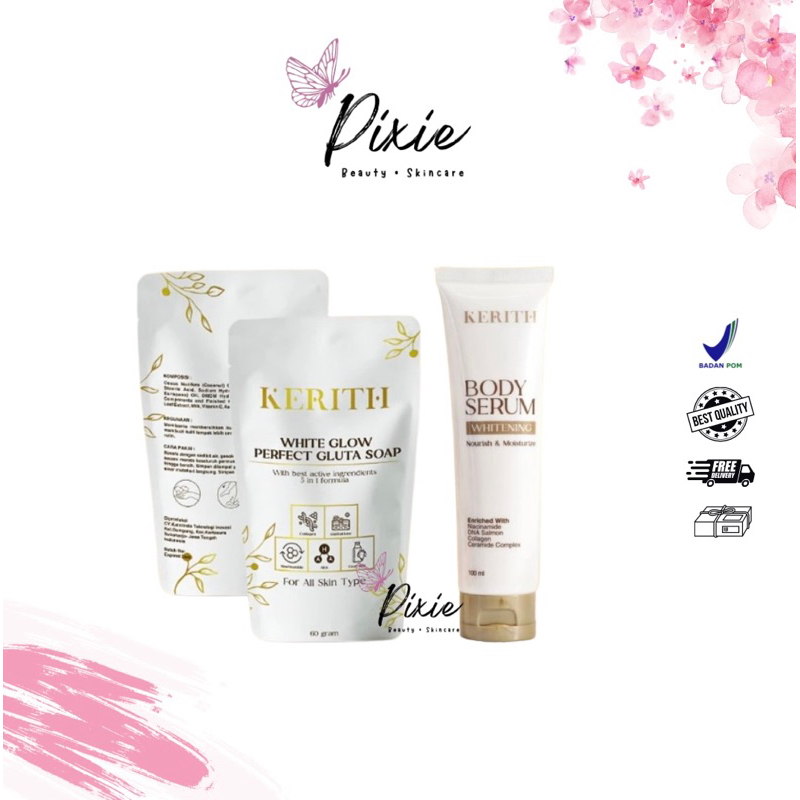 Jual Kerith White Glow Perfect Gluta Soap | Body Serum 100ml | Shopee ...