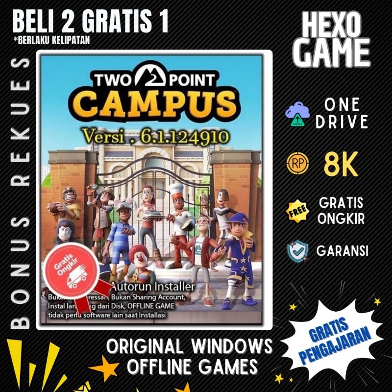 Jual Two Point Campus - PC Game Sim - Google Drive - LINK DOWNLOAD ...