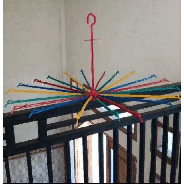 Jual FOLDING HANGER OPTIMA 20 JARI (STICK) / JEMURAN BAJU BAYI | Shopee ...