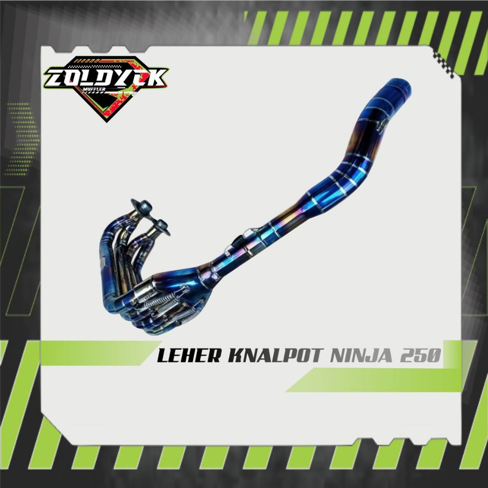Jual HEADER LEHERAN KNALPOT MT25, R25, NINJA 250R CUSTOM 4 SILINDER 2-4 ...