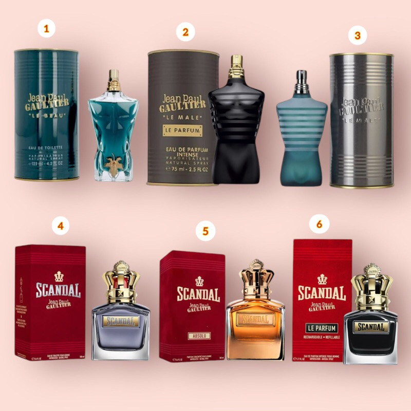 Jual Jean Paul Gaultier Parfum Full Size Segel & Tester Series | Shopee ...