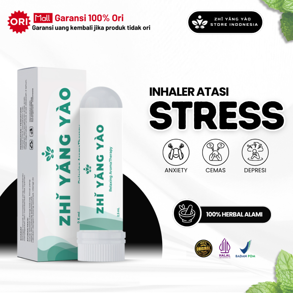 Jual ZHI YANG YAO Inhaler Anti Stress Essensial Oil Meredakan Emosi ...