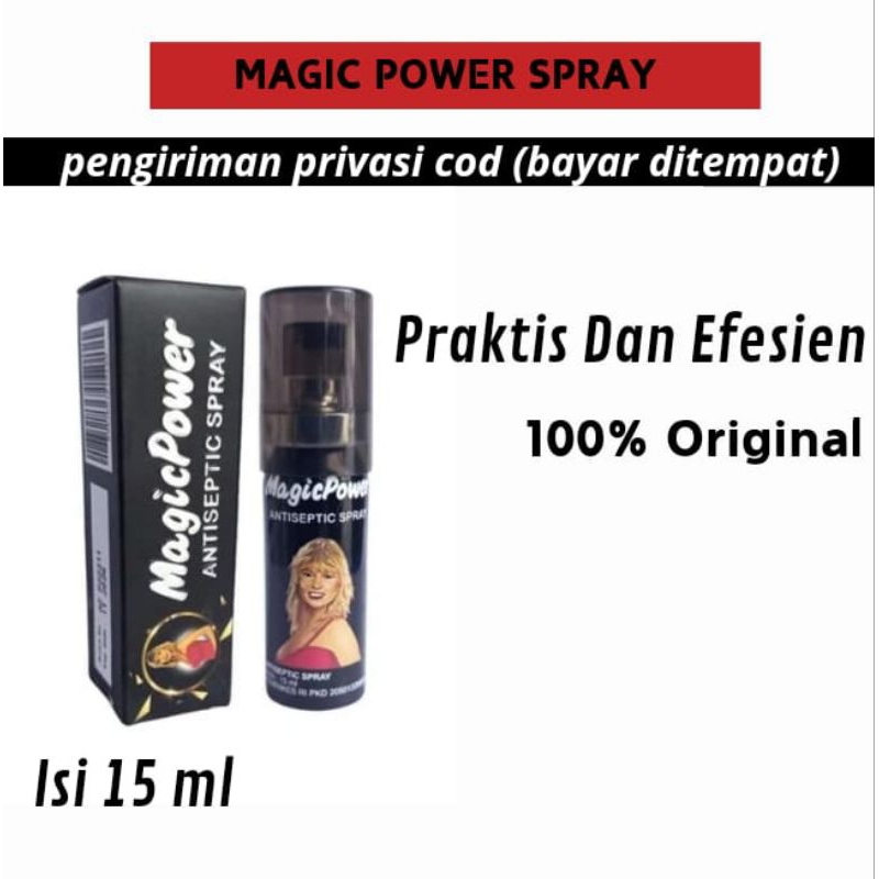 Jual Magic Power Spray 15 ML Tissue Magic Obat Kuat Spray Stamina pria ...