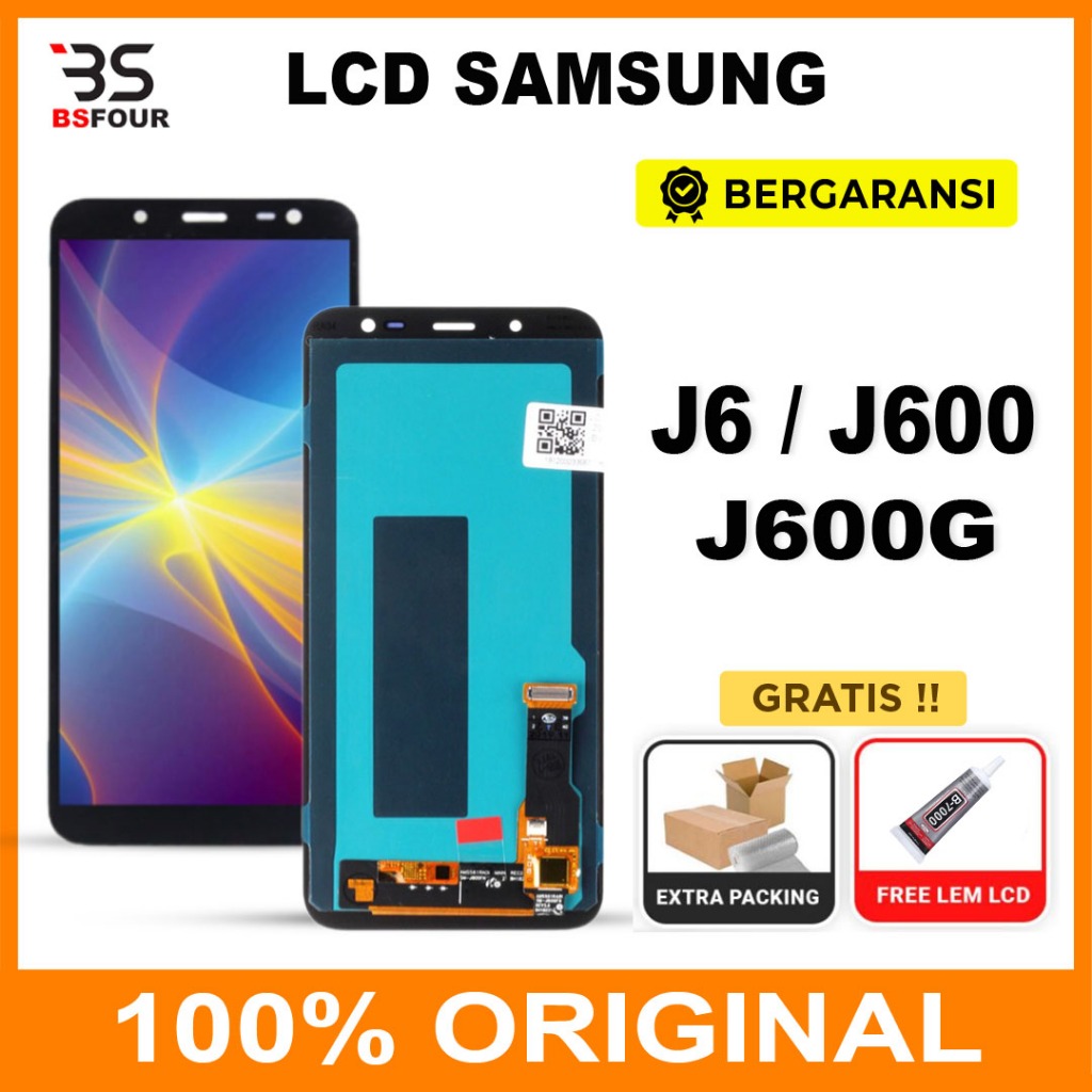 Jual LCD SAMSUNG J6 / J600 / J600G / J600F / J6 2018 / A6 / A600 / A600F FULLSET TOUCHSCREEN ...