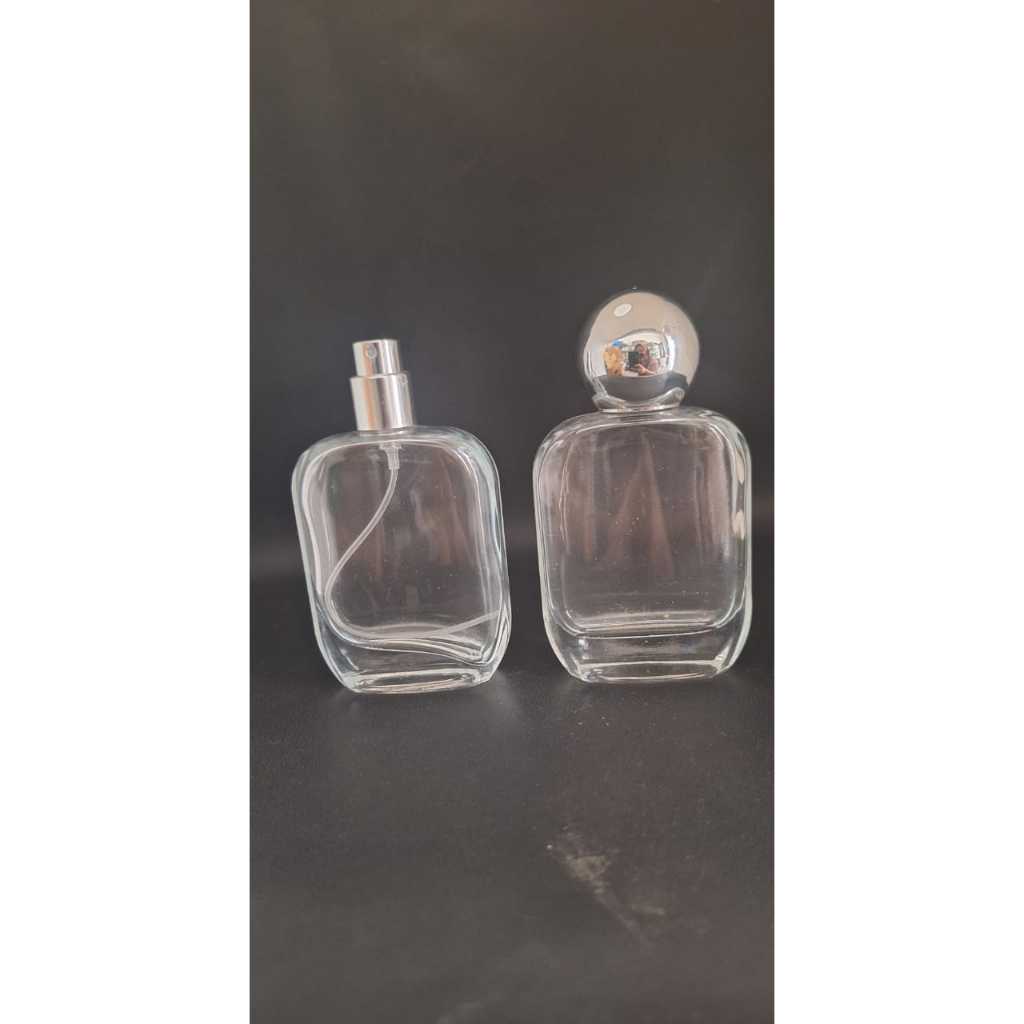 Jual Botol Parfum W25 Semi press Silver Cap Bulat Silver harga per pcs ...