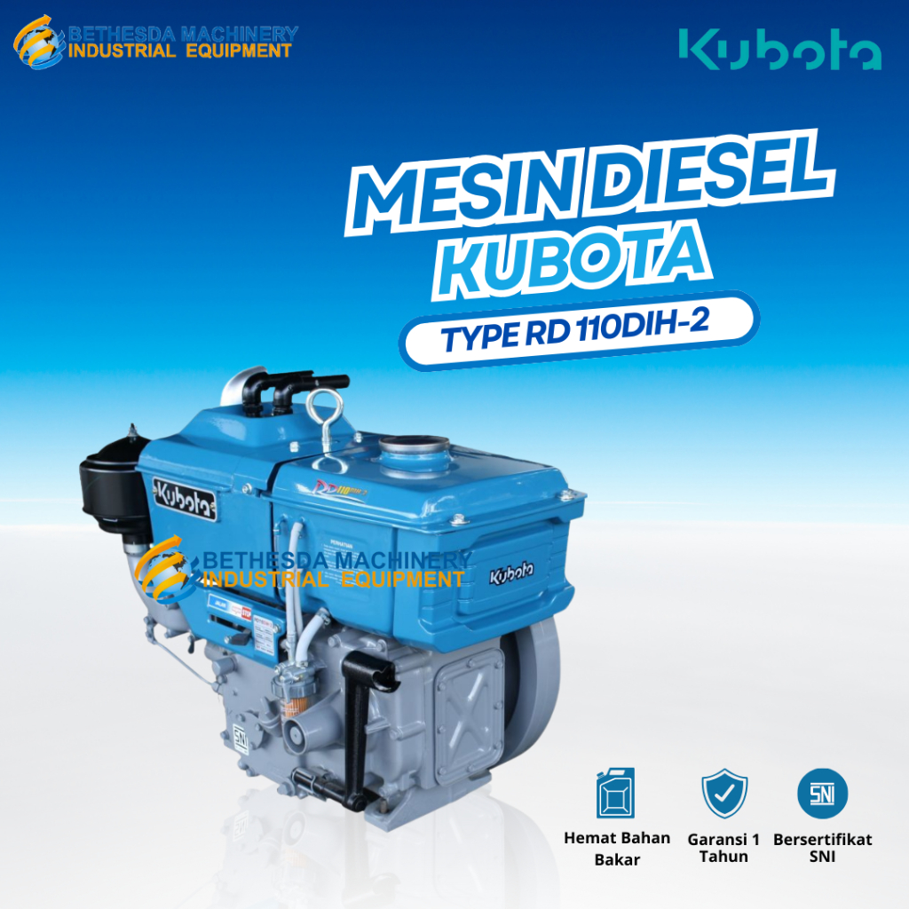 Jual Diesel Penggerak Solar RD 110 DIH-2 Mesin KUBOTA Engine 11 HP ...