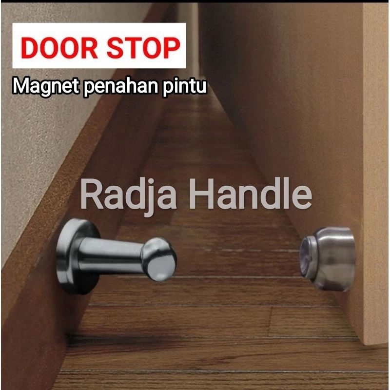Jual Magnet penahan pintu stainless door stoper magnetic pengganjal ...