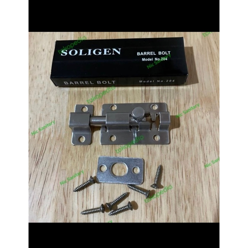 Jual Grendel slot SOLIGEN 2" inch grendel stainless steel 304 SOLIGEN 2 ...