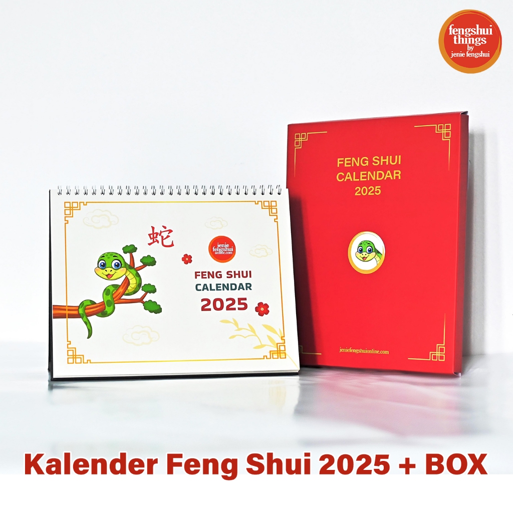Jual Kalender Meja 2025 Fengshui Feng Shui Harian + "BOX" Kalender ...