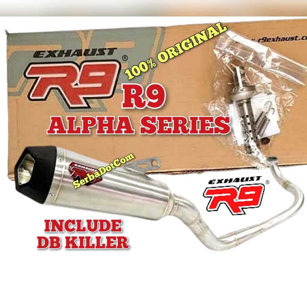 Jual KNALPOT R9 ALPHA ORIGINAL NMAX NEO S TURBO NEW OLD PCX 150 PCX 160 ...