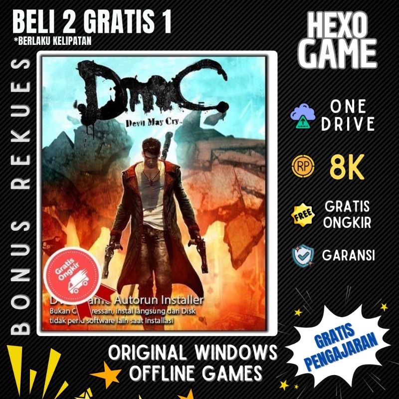 Jual DmC Devil May Cry - PC Game Adv - LINK DOWNLOAD - GAME LAPTOP - GAME KOMPUTER | Shopee ...
