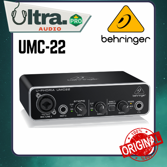 Jual Behringer UMC22 / UMC-22 / UMC 22 Audio Interface Soundcard ...