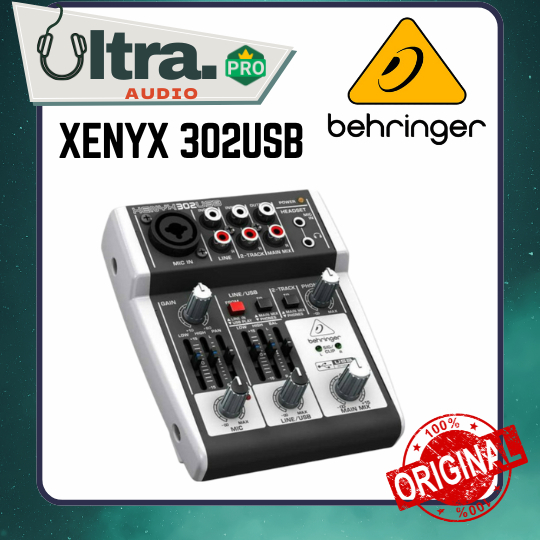 Jual Behringer XENYX 302USB / 302 USB / 302-USB Mixer Audio ORIGINAL ...