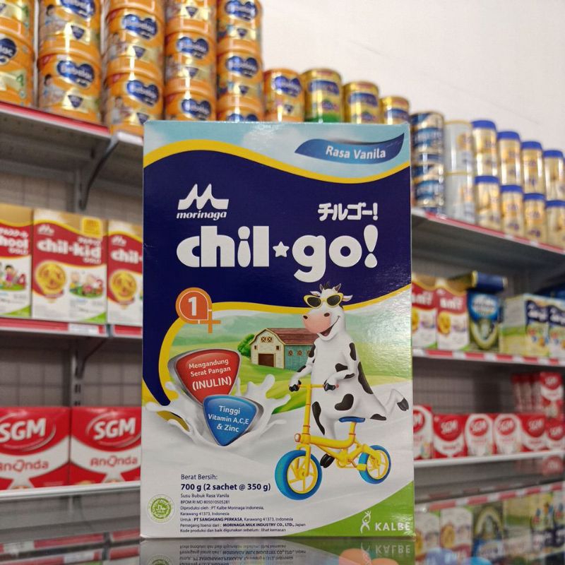Jual Morinaga chil go 1+ susu pertumbuhan 1-3 tahun 700g | Shopee Indonesia