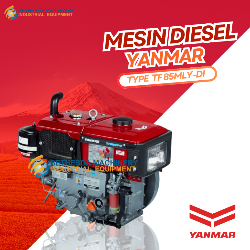 Jual MESIN PENGGERAK SOLAR 8.5 HP / 8.5 PK YANMAR / DIESEL ENGINE TF 85 MLY | Shopee Indonesia