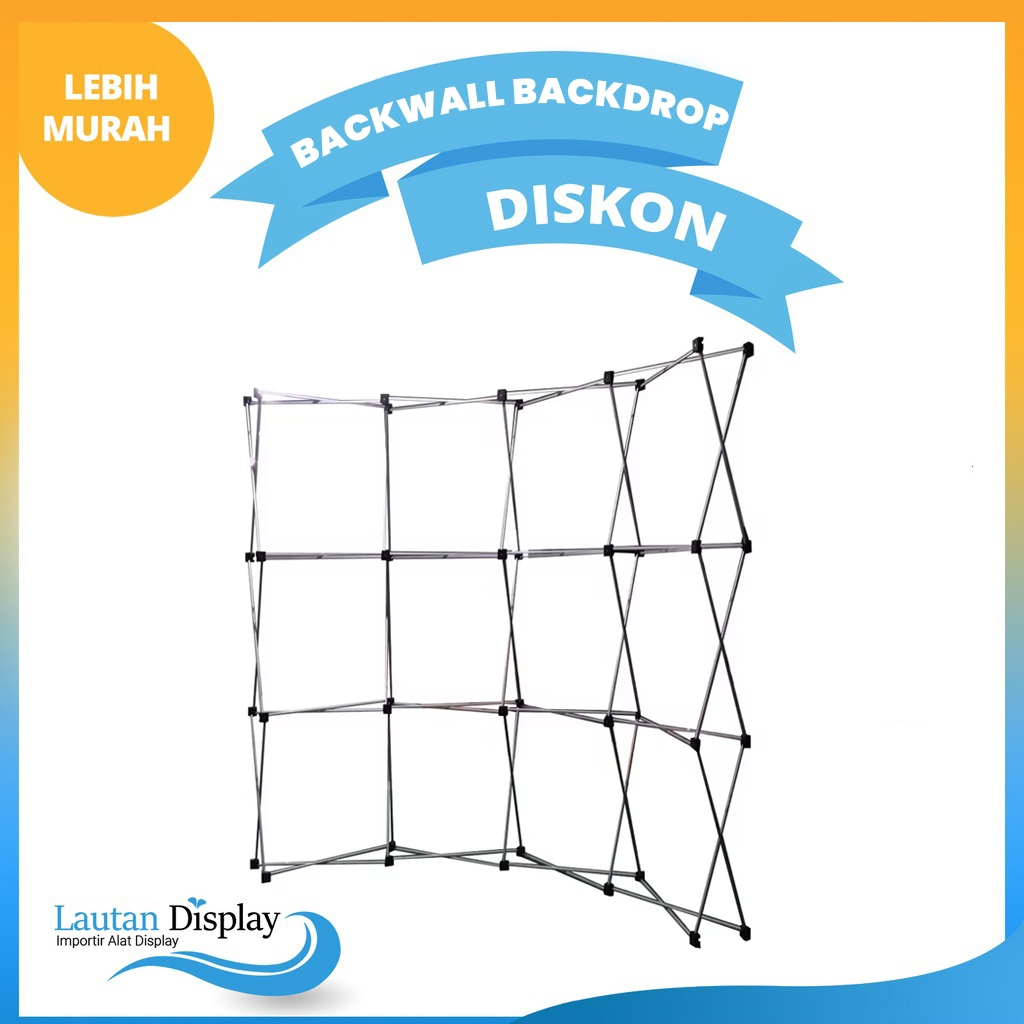 Jual Backwall Straight (Lurus) - Backwall Backdrop Banner Portable ...