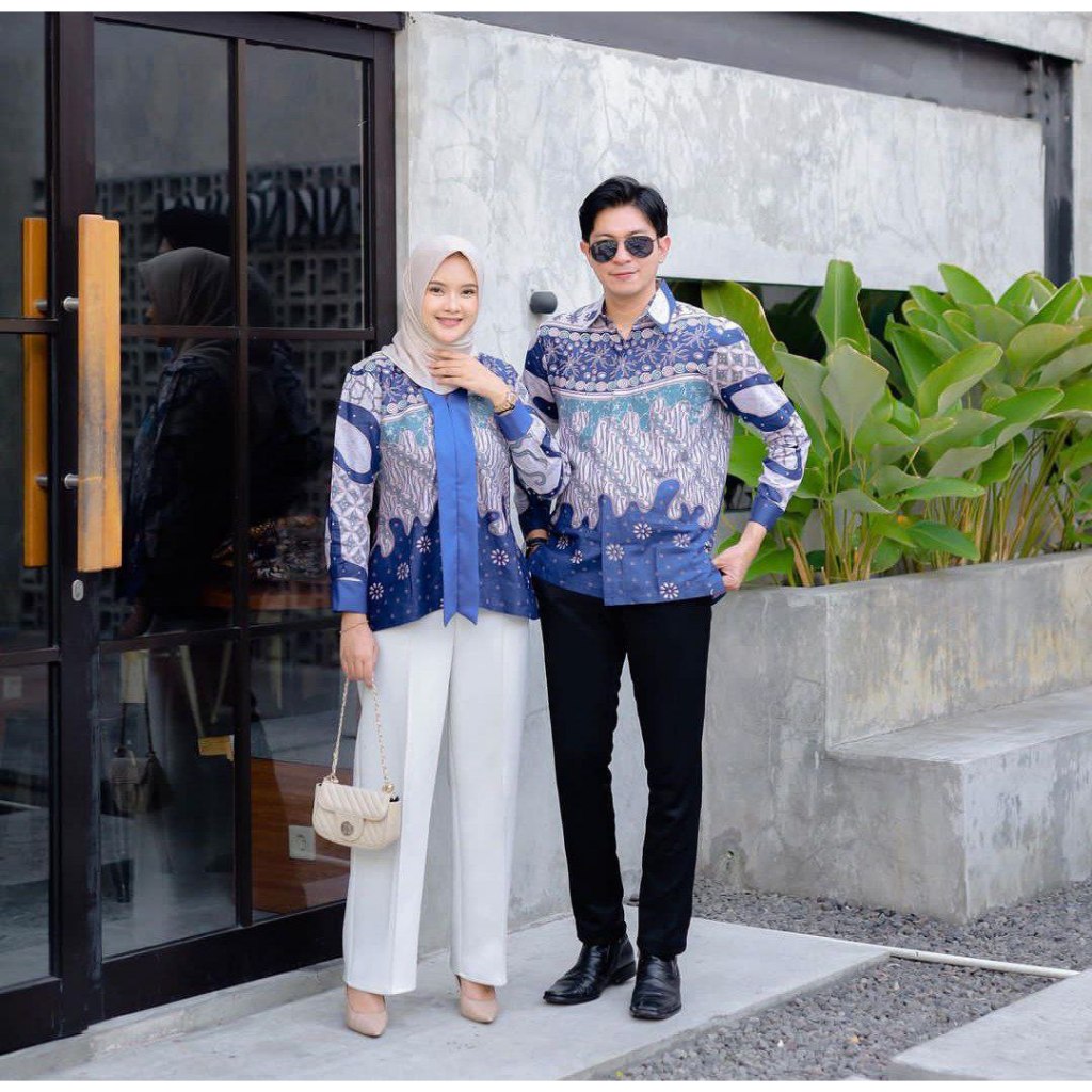 Jual Benang Raja Batik Couple Pria Wanita Katun Banar | Shopee Indonesia