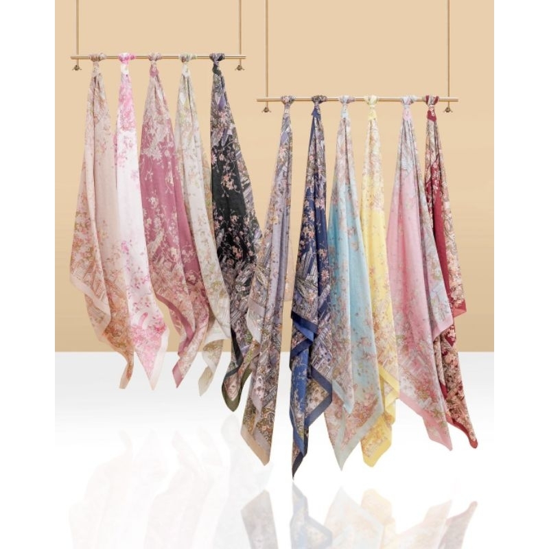 Jual Buttonscarves Mirror Dubai Series Lasercut Titik 3 + LOGAM PREMIUM ...