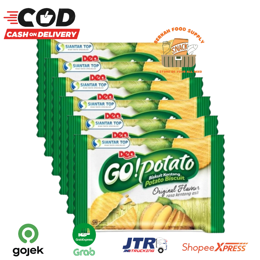 Jual [ BERKAH ] Deo Go!Potato Go Potato Biscuit Kentang Pack isi 20 x ...