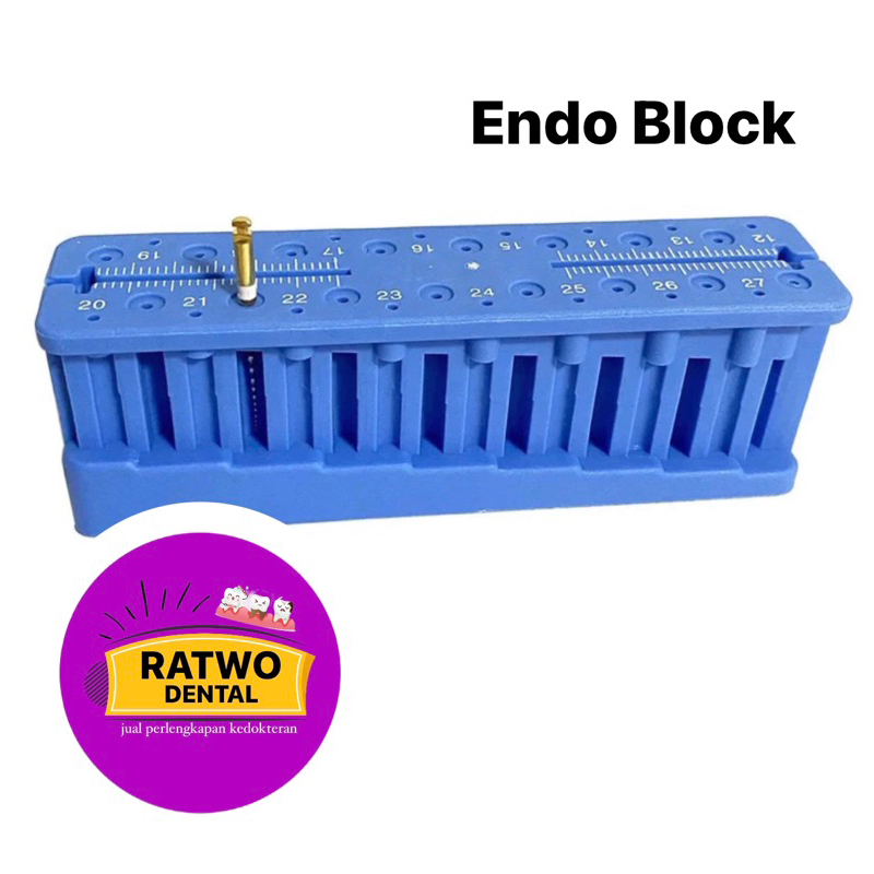 Jual Endo measuring block konservasi kedokteran gigi mengukur panjang ...