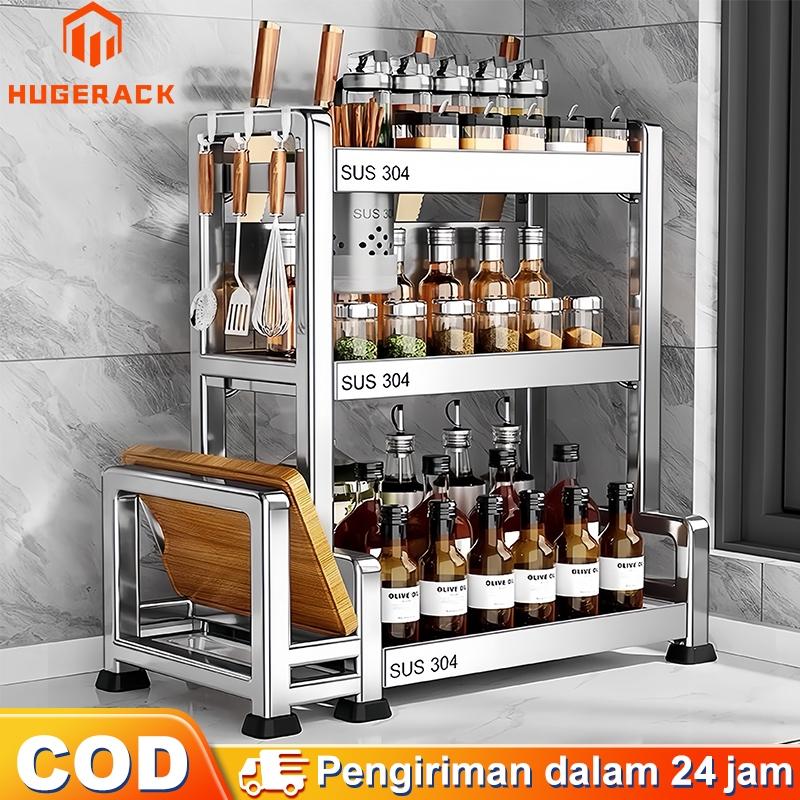 Jual Rak dapur stainless Rak Bumbu Dapur Rak Bumbu Stainless Steel rak ...