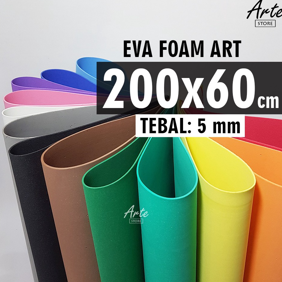 Jual EVA Foam Spon Ati Meteran tebal 4 mm 5 mm | Shopee Indonesia