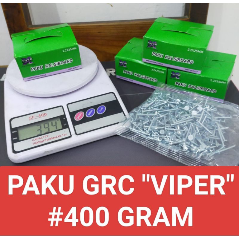 Jual 400GRAM PAKU GRC VIPER 2,5CM | Paku Kalsiboard | Paku Grc Premium ...