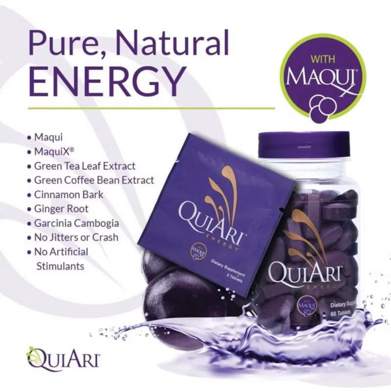 Jual Quiari Energy Tablets Original ( 1 pack isi 2 tablet ) | Shopee ...