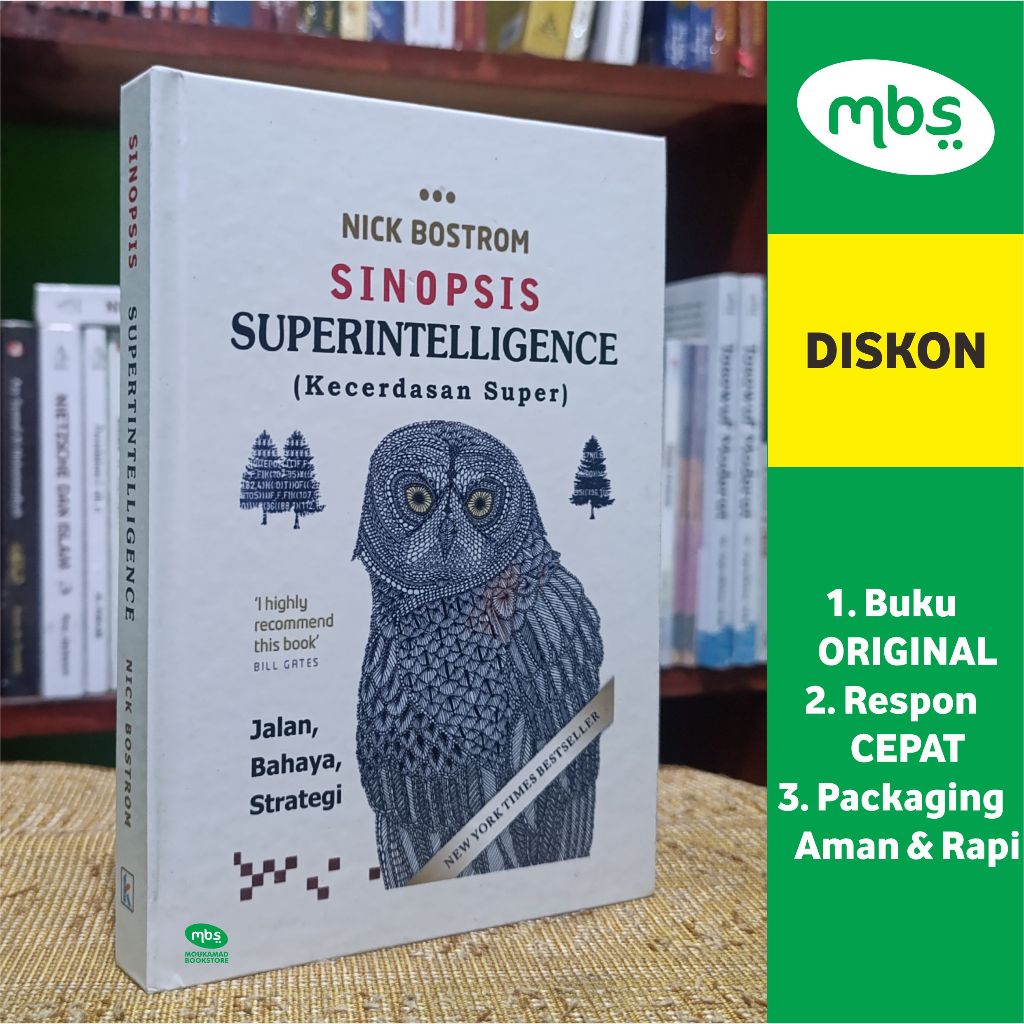 Jual BUKU SINOPSIS SUPERINTELLIGENCE - Kecerdasan Super - Nick Bostrom | Shopee Indonesia