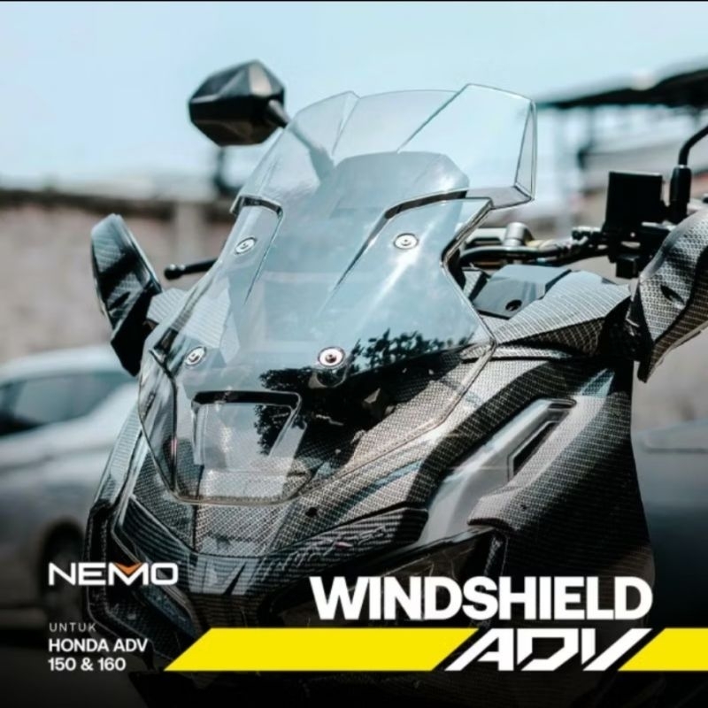 Jual NEMO KACA VISOR WINSHIELD MOTOR HONDA ADV 160 ADV 150 BAHAN ...