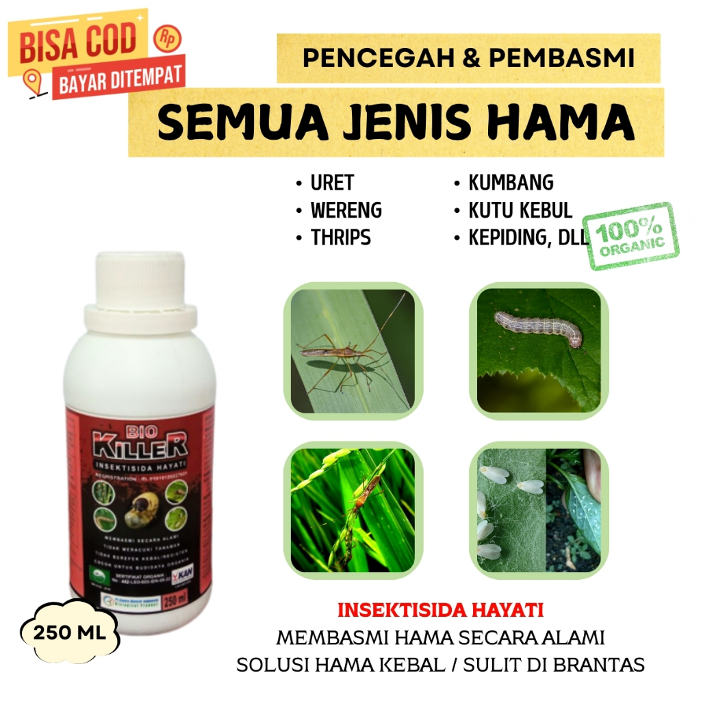 Jual Obat Anti Hama, Insektisida Hayati Metarhizium Anisopliae Beauveria Bassiana Pembasmi Hama ...