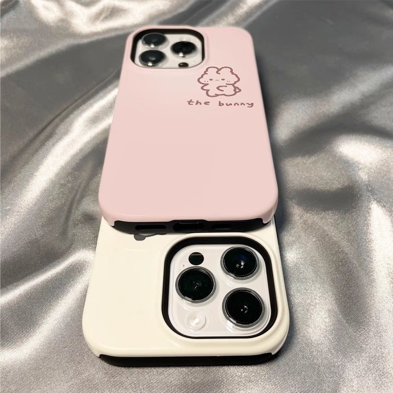 Jual [COD READY] NEW (2 in 1 )Feline Cute Pink Bunny Phone Case (hard ...
