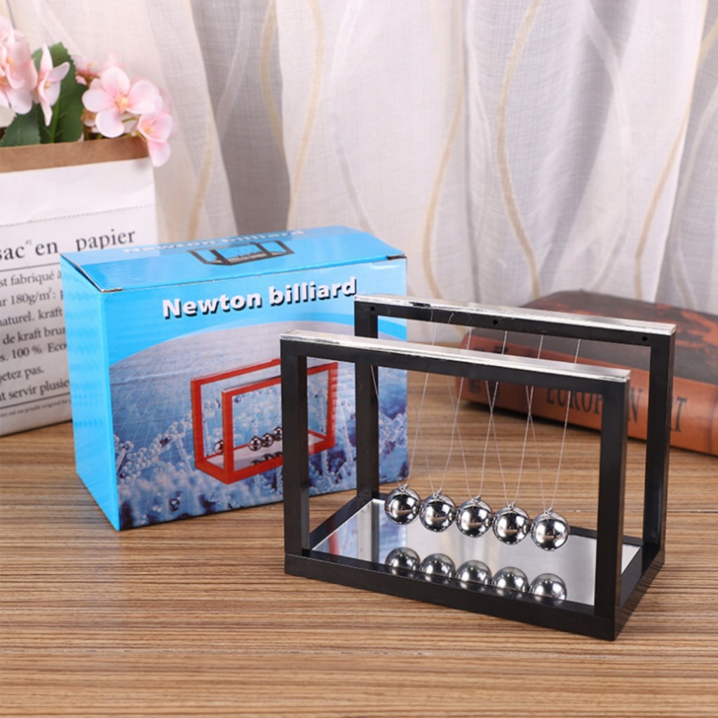 Jual Pendulum Newton Cradle Billiard Balance Ball Fisika/Pajangan Hiasan Meja Dekorasi | Shopee ...