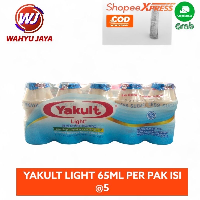 Jual YAKULT LIGHT 65ML PER PAK ISI@5 | Shopee Indonesia