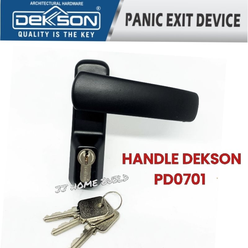 Jual PANIC EXIT DEVICE HANDLE DEKSON PD0701 BLACK | Shopee Indonesia