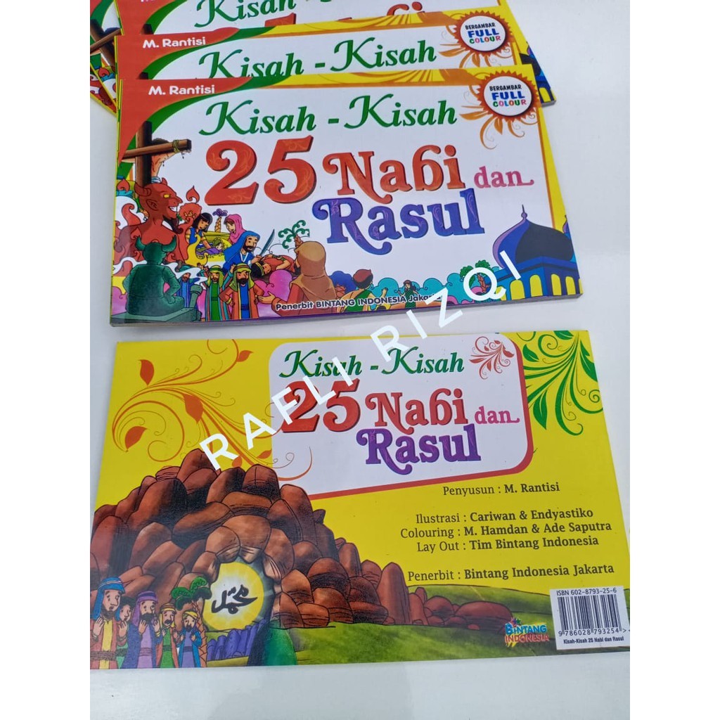 Jual Buku Kisah 25 Nabi dan Rasul / Buku Cerita Anak Bergambar Kisah Para Nabi Dan Rosul ...