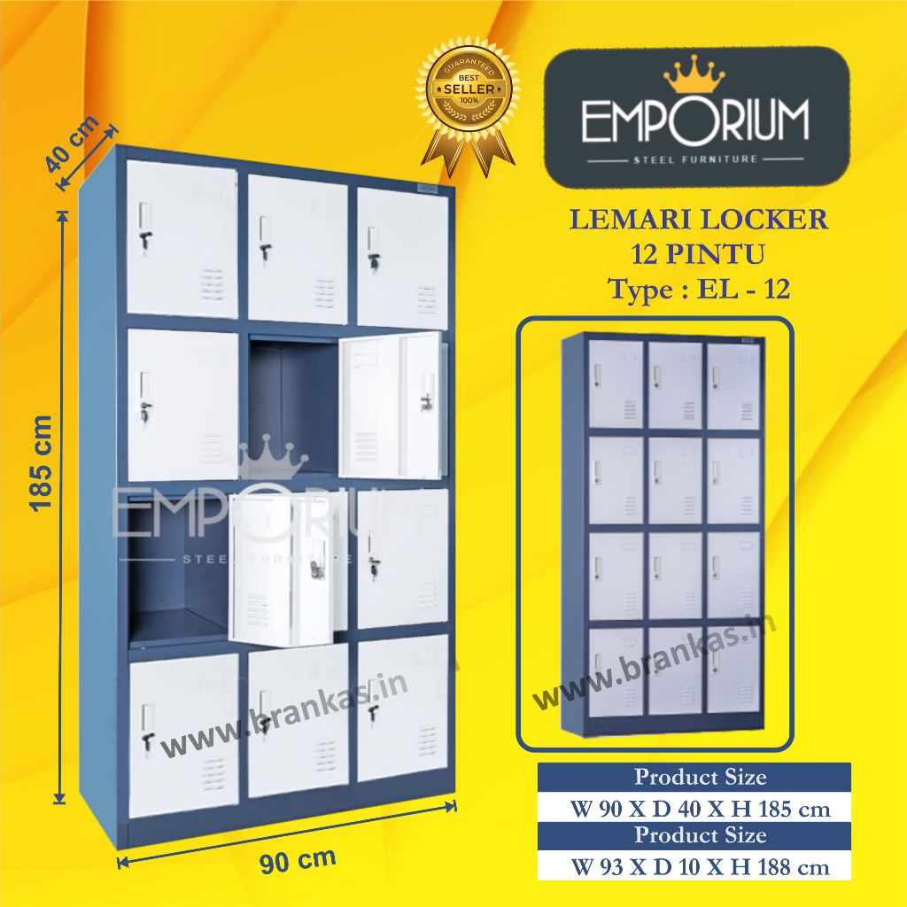 Jual Lemari Loker Emporium 12 Pintu | Locker 12 pintu | Lemari besi ...