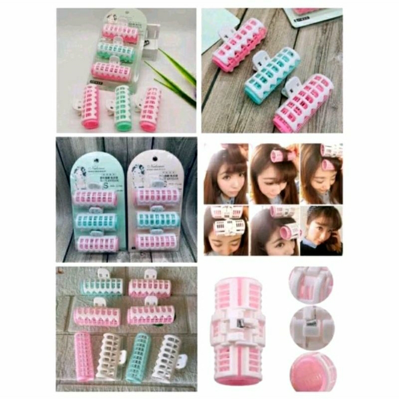 Jual Hair Curler Clip Set Roll Jepitan Poni Pengeriting Rambut Model ...
