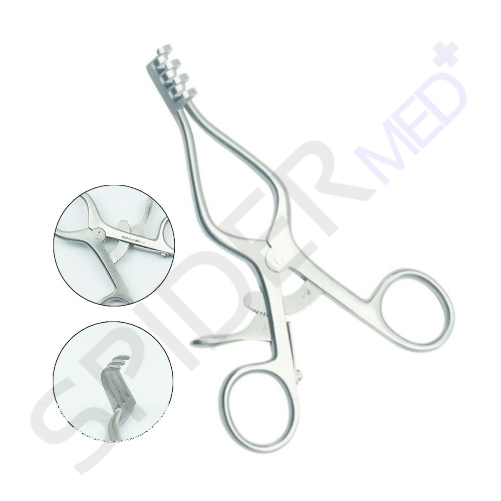Jual Weitlaner Retractor Blunt Surgimax Instrument Alat Bedah | Shopee ...