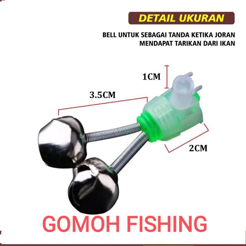 Jual klinting pancing bel pancing double drat (anti karat) | Shopee ...