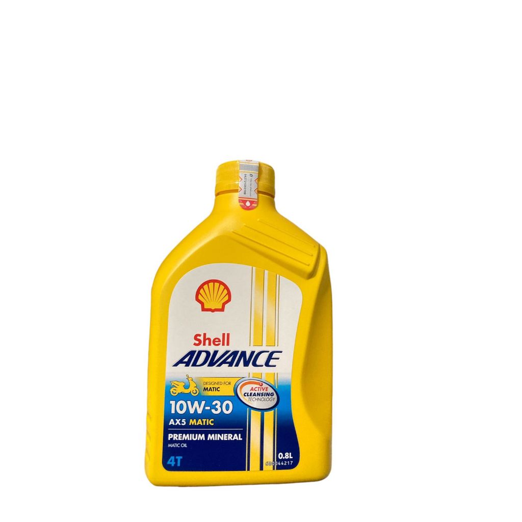 Jual SHELL-OLI SHELL ADVANCE MATIC 4T AX5 0.8L 10W-30 | Shopee Indonesia