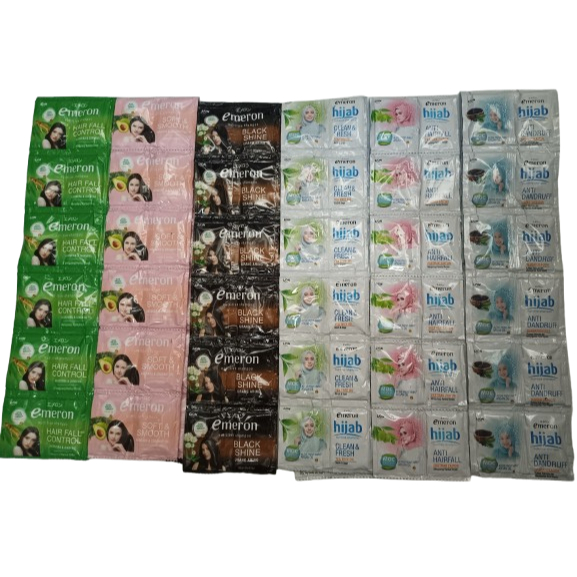 Jual Sampo Emeron 1 Renceng isi 12 Sachet | Shopee Indonesia