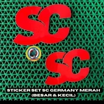 Jual Sticker Set Scooter Center Merah (Besar & Kecil) | Shopee Indonesia