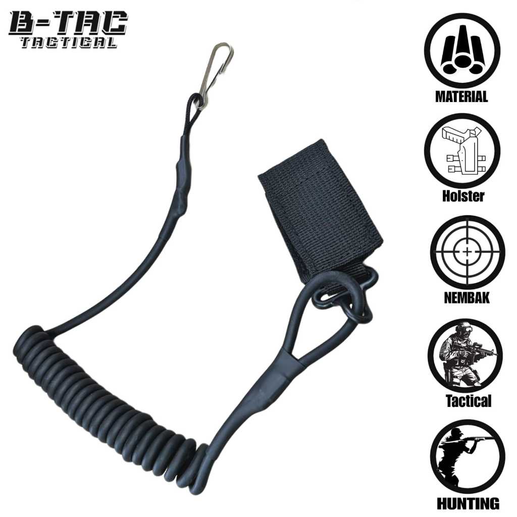Jual [T.PISTOL] Tali Pistol atau tali spiral/keamanan pisto/ army ...