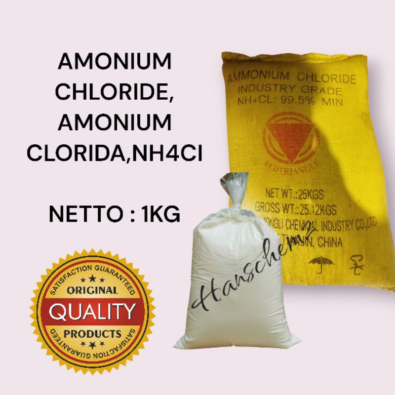 Jual Amonium chloride l/amonium clorida/NH4CI @1kg | Shopee Indonesia