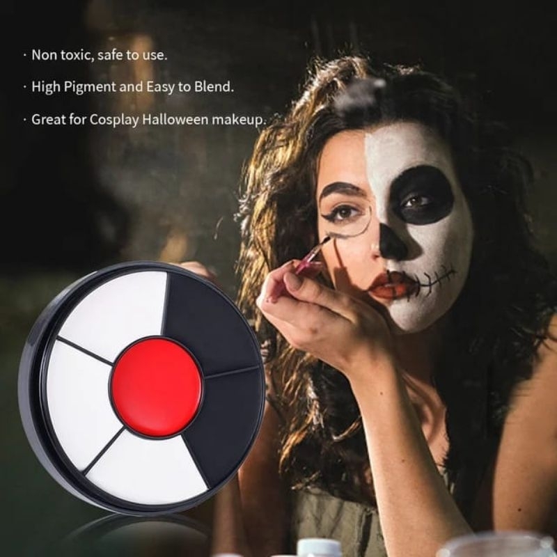Jual Body Face Painting Art Makeup Halloween Cat Wajah / Wheel Palette ...