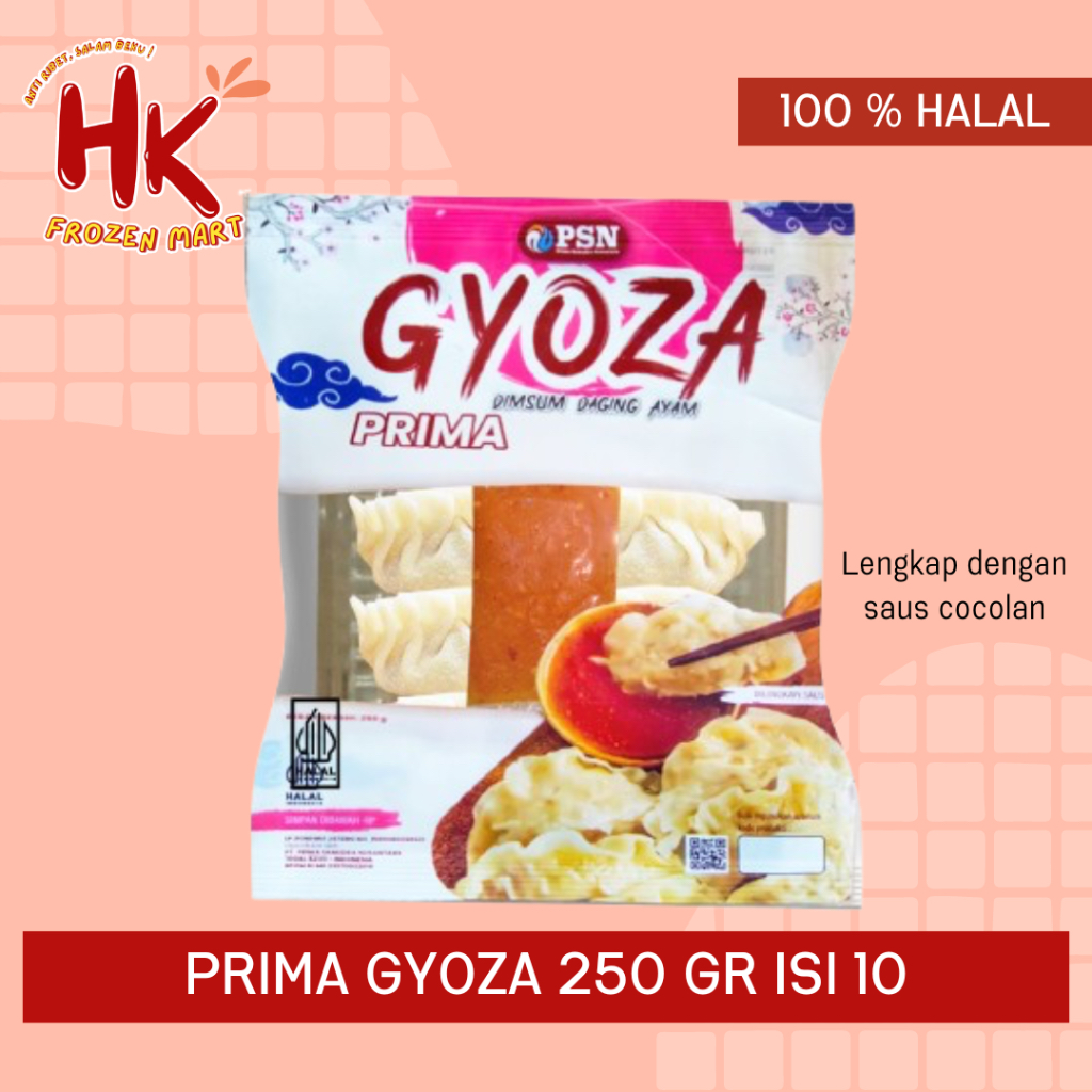 Jual Prima Gyoza 250gr isi 10 pcs | dimsum ayam lengkap dengan saus ...