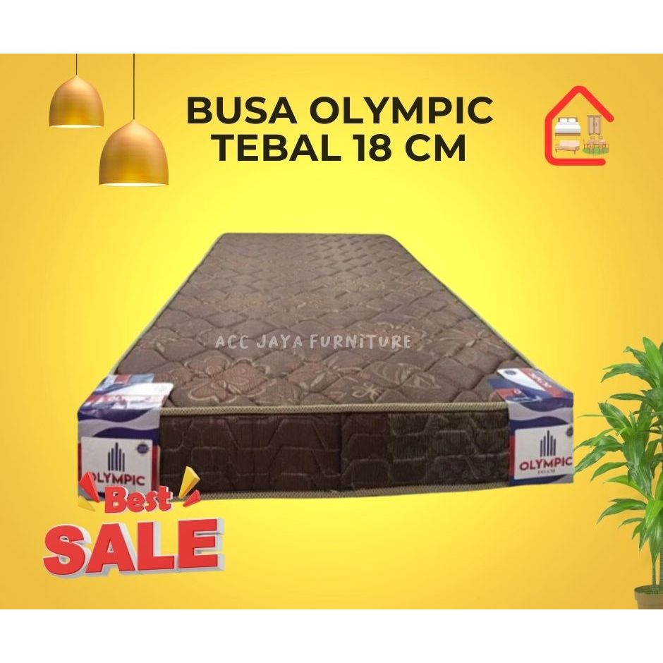 Jual Kasur Busa Olympic Kain Quilting Garansi 1 tahun Ukuran 90,120 dan ...