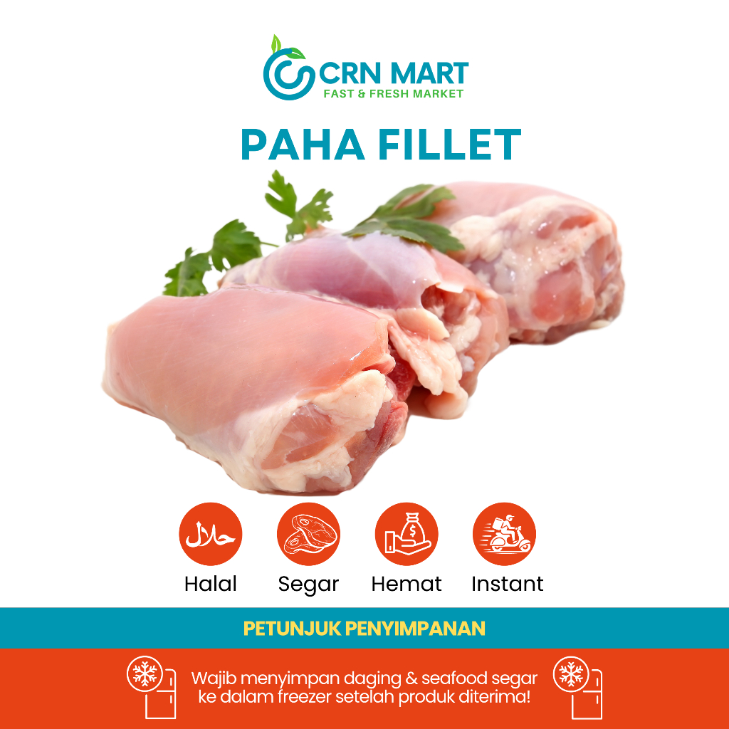 Jual CRN MART - Paha Ayam Fillet Segar/Ayam Fillet Non Frozen Bersih ...
