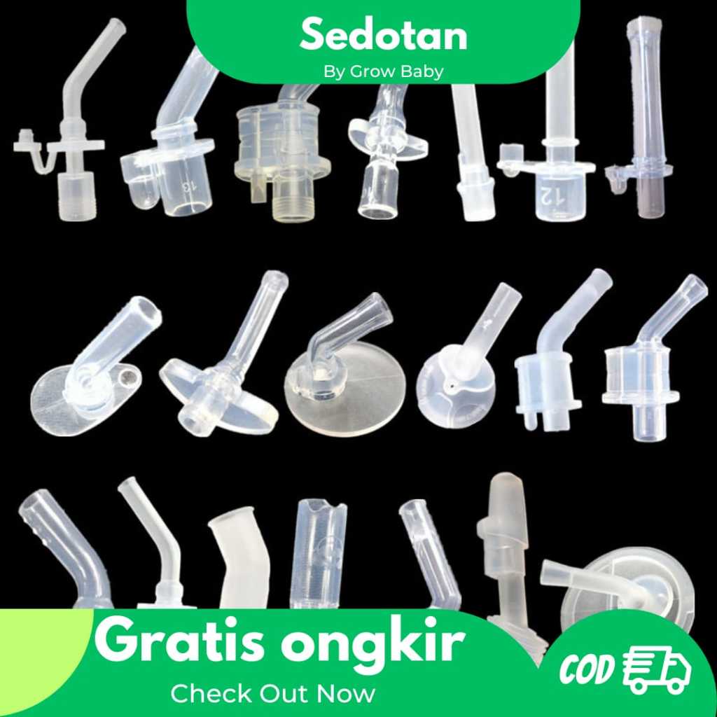 Jual [Grow Baby] Sparepart Sedotan Selang Botol Sippy Cup Baby Safe ...